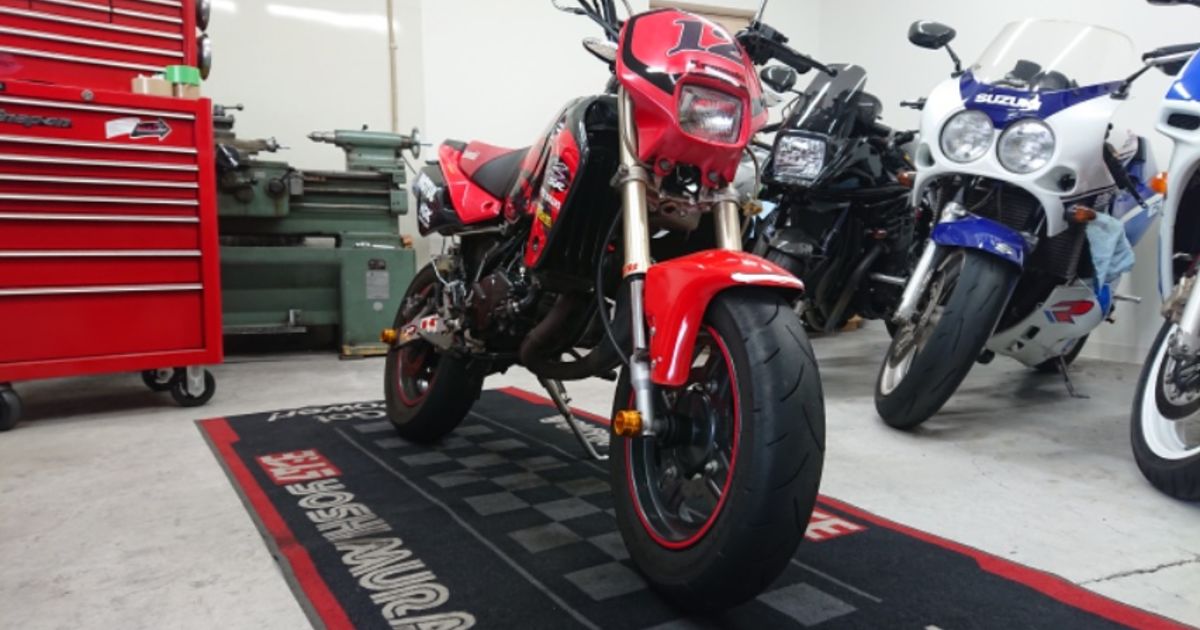 KSR-80 キャブレターOHと前後タイヤ交換ですm(__)m①