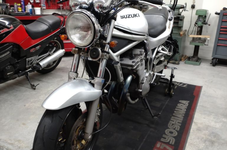 GSF750 ヨシムラTMR-MJNとウオタニSP2を装着①